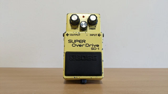 BOSS SD-1 SD1 Super OverDrive Guitar Pedal, Vintage Made in Japan 1985 ...