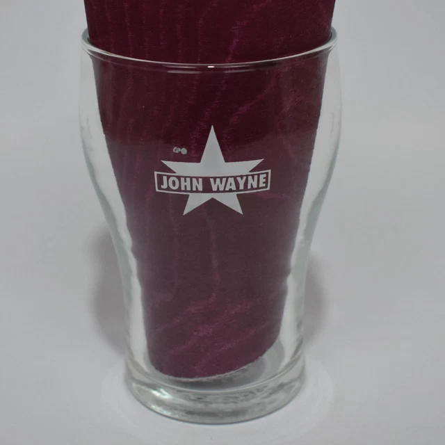 ENJOY COKE GLASS 425ml Hollywood Star John Wayne Collectable Coca Cola ...