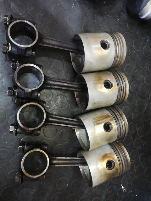 KIT 4 PISTONI Nudi Con Bielle Fiat 1100 B E Diametro 68 EUR 450,00 ...