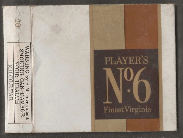 VINTAGE CIGARETTE/TOBACCO PACKET-#3586- Hull Only - Players No. 6 £2.99 ...