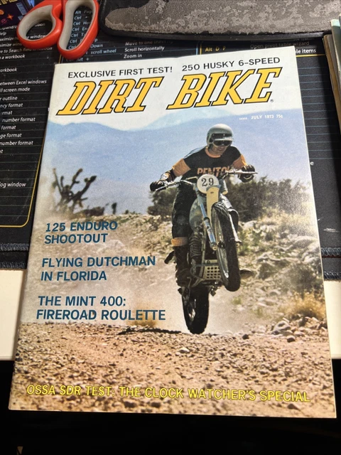 VINTAGE DIRT BIKE Magazine July 1973 £19.38 - PicClick UK