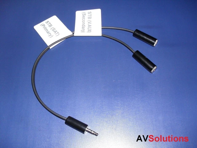 B&O IR BLASTER/TX 'Y' Splitter/Adaptor Cable for STB PUC (Mini Jack ...