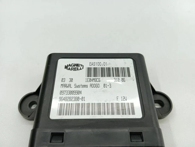 PEUGEOT 807 FUEL Pump Control Module Unit 09733009904 2004 Diesel ...