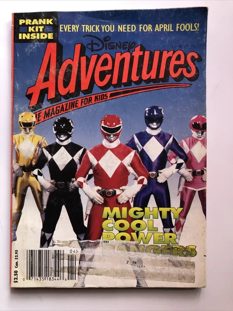 VINTAGE 94’ POWER Rangers Disney Magazine Jonathan Brandis Amy Jo ...