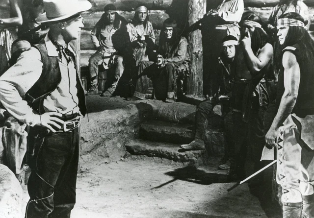 ALAN LADD CHARLES Bronson "L'aigle Solitaire" (Drum Beat) Delmer Daves ...