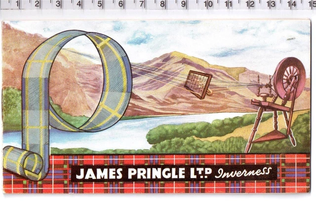 JAMES PRINGLE LTD of INVERNESS Pre-decimal Wool / Tartan BOOKLET ...