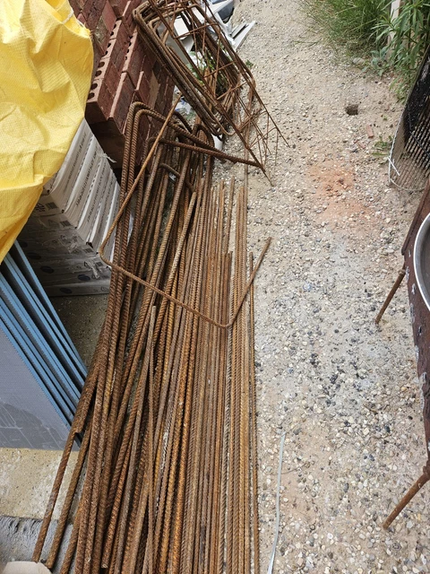 REBAR CONCRETE REINFORCING STEEL H8,H12, 8 and 12mm 1, 1.5m LENGTHS £ ...