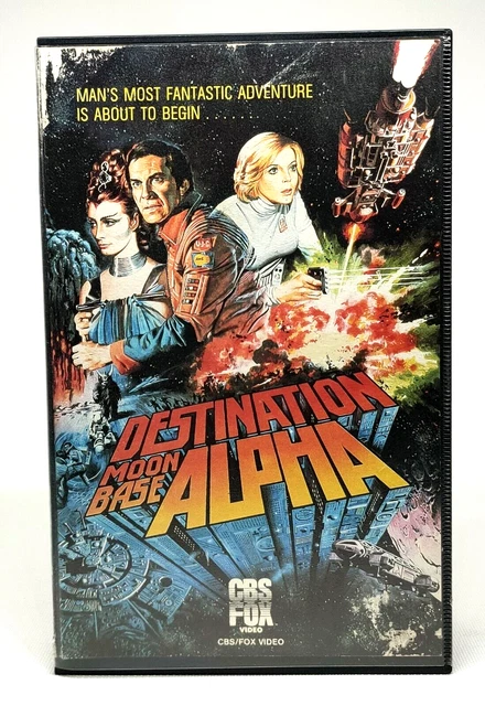 DESTINATION MOONBASE ALPHA VHS PAL 1978 Extremely Rare EX-RENTAL Big ...