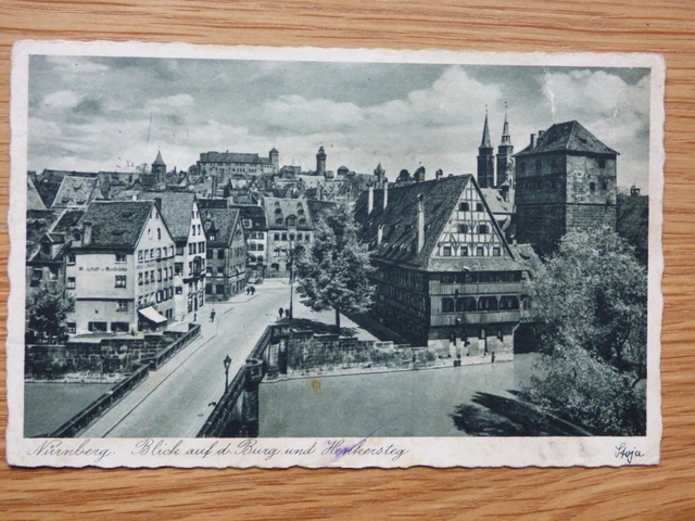 ORIGINAL GERMAN WW2 Third Reich B/W Photograph Postcard. Nurnberg £3.99 ...