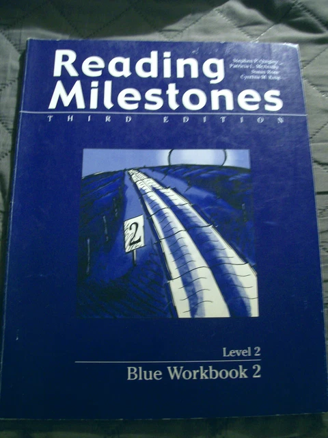 READING MILESTONES THIRD Edition Level 2 Blue Workbook 2 by Stephen P ...