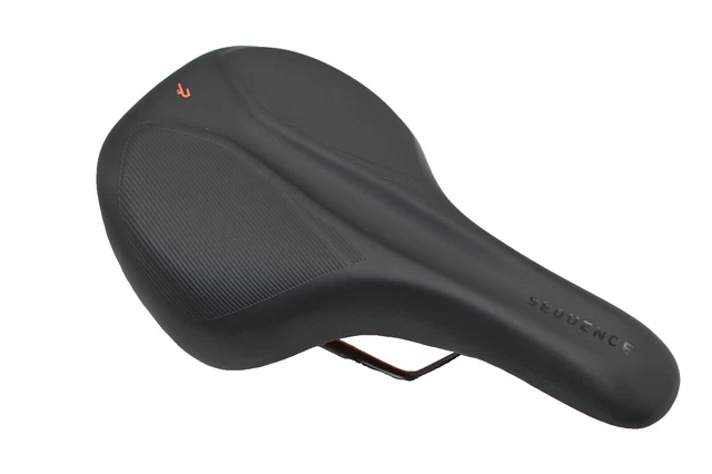 FAHRRADSATTEL CUBE NATURAL Fit Sequence Schwarz orange Sattel EUR 26,90 ...