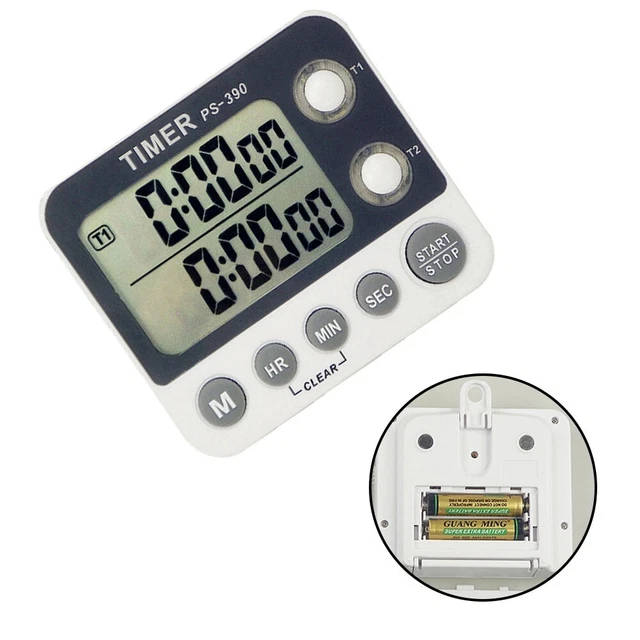 Reliable Dual Line Stopwatch Timer Count Updown Memory Setting Loud Alarm £1470 Picclick Uk