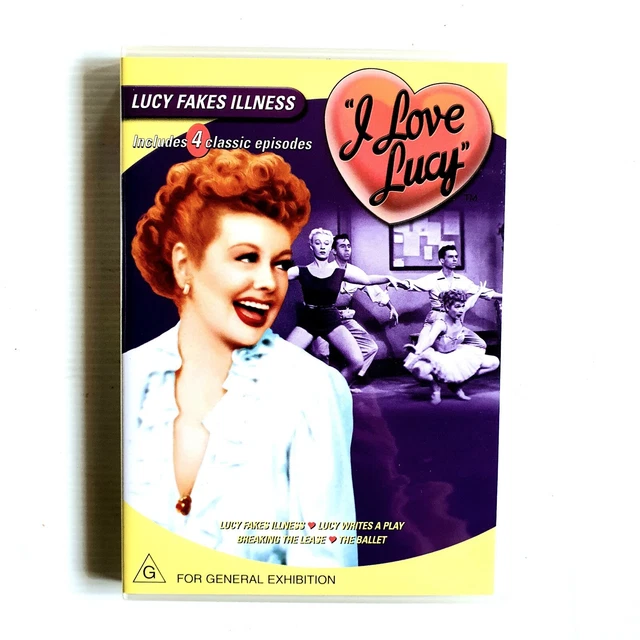 I LOVE LUCY | Lucy Fakes Illness - Season 1 Episodes 16-19 DVD 1952 ...