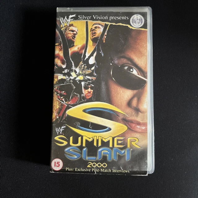 WWF SILVER VISION Summer Slam 2000 (VHS, 2000) £12.99 - PicClick UK