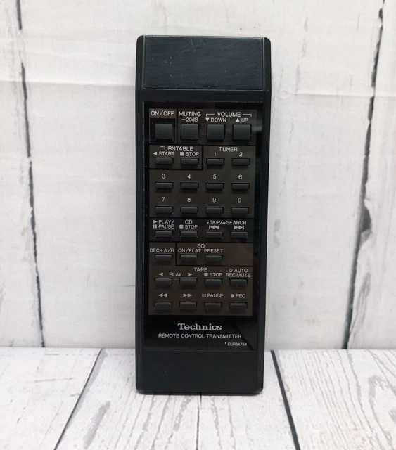 TECHNICS EUR64754 REMOTE Control For ST-X990L SU-X950 RS-X950 - Tested ...