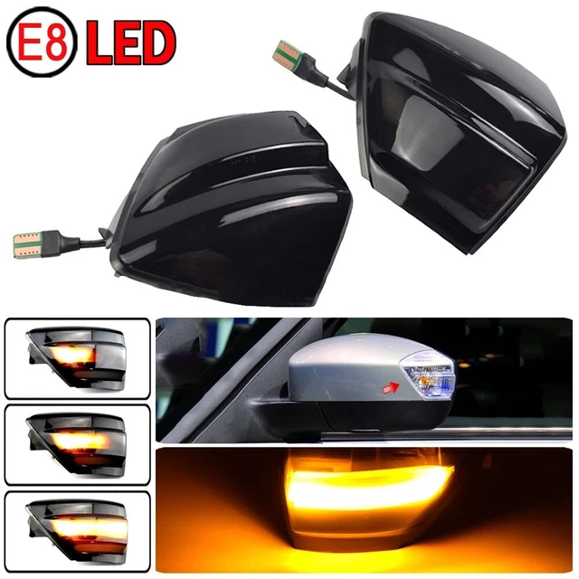 AUTO PARTS LED Dynamic Turn Signal Lights Side Mirror Lights 12Voltage ...