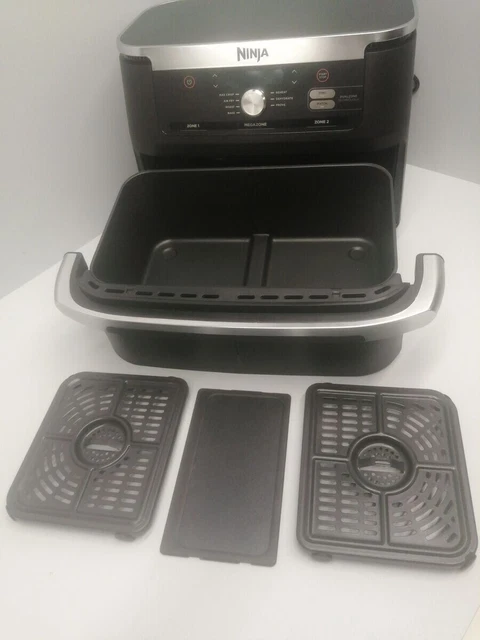 NINJA FOODI FLEXDRAWER Dual Zone Heißluftfritteuse, Airfryer mit 10,4 ...