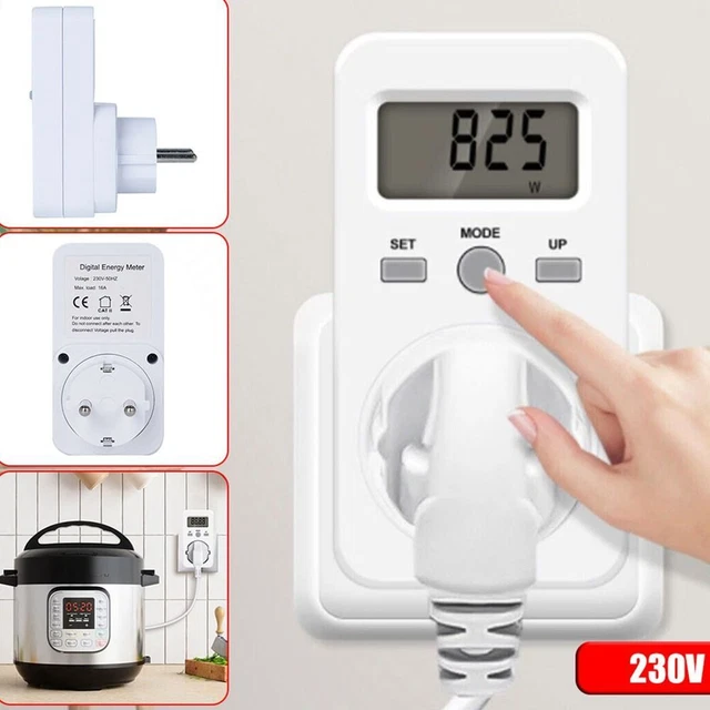 MONITOR ELECTRICITY METER Socket Energy Monitor Power Consumption Power ...