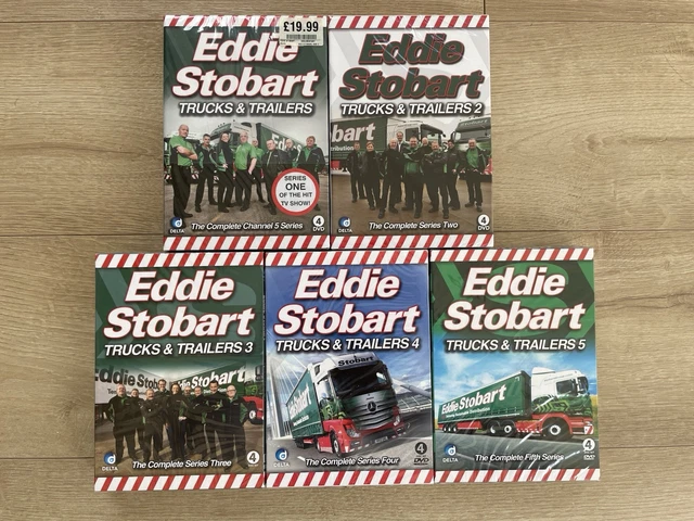 BRAND NEW EDDIE Stobart Official Trucks & Trailers DVD Boxset Series 1 ...