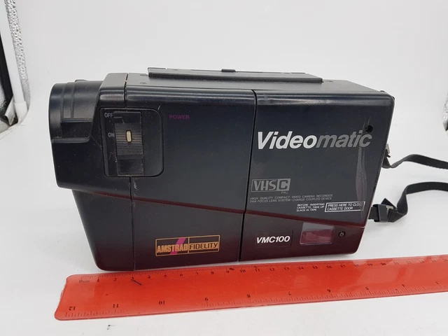 AMSTRAD VIDEOMATIC VHS-C Camcorder Video Camera VMC100 - Untested $19. ...