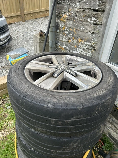 VW TRANSPORTER T5/T6 Devonport Alloys Wheels Part Worn Tyres 235/55R/17 ...