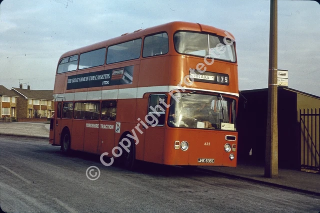 635 JHE 635E Yorkshire Traction hire to SYPTE bus photo/magnet /keyring ...
