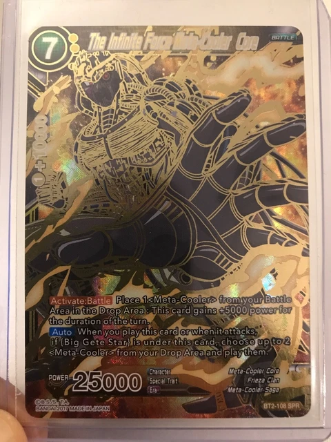 DRAGON BALL SUPER Card Game - BT2-108 - The Infinite Force Meta-Cooler ...
