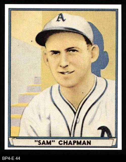 1941 PLAY BALL Reprint #44 Sam Chapman Athletics 8 - Neuf/mt EUR 1,27 ...
