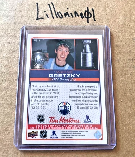 2023-24 UD TIM Hortons WAYNE GRETZKY TRIBUTE WG-1 SSP ( 1 in 12,000 ...