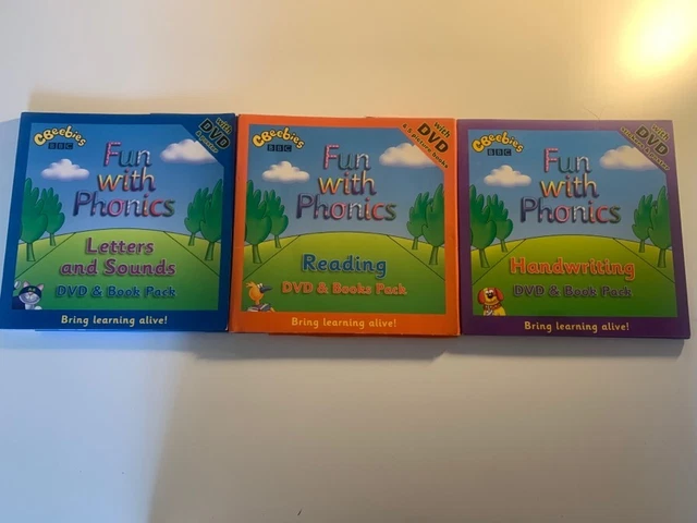 FUN WITH PHONICS CBeebies Letters and sounds, Reading, Handwriting. New ...