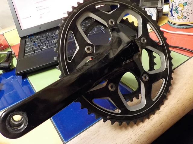 SHIMANO FC-R563 CHAINSET left & right Crank 172.5mm 52 36 + Bottom ...