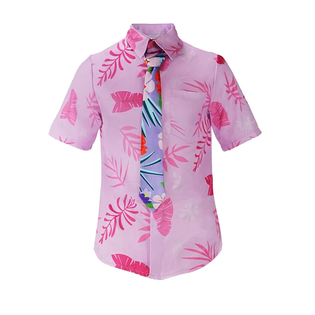 NICK WILDE COSPLAY Costume Zootopia 2 Nick Outfit Pink Shirt Tie £19.19 ...
