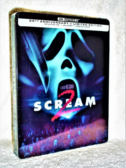 SCREAM 2 STEELBOOK (4K/Blu-ray, 2022) NEW Courteney Cox David Arquette ...