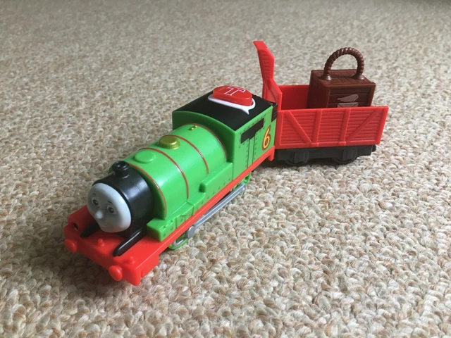 THOMAS FRIENDS TRACKMASTER Interactive Talking Percy & Carriage TESTED ...