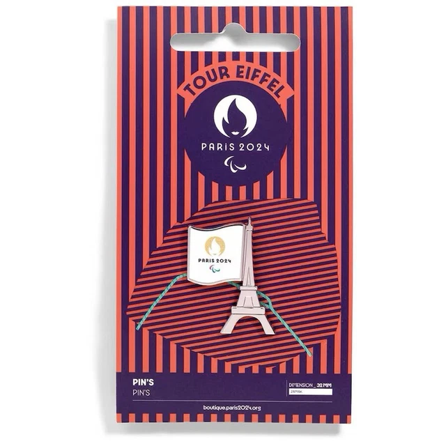 EIFFEL TOWER PINS Olympic Games Paris 2024 OFFICIAL £15.38 - PicClick UK