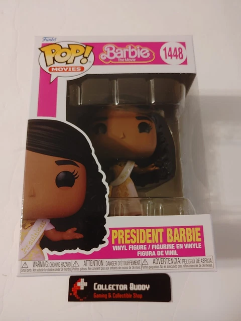 PRESIDENT BARBIE FUNKO Pop! Movies 1448 Barbie The Movie Pop Vinyl ...