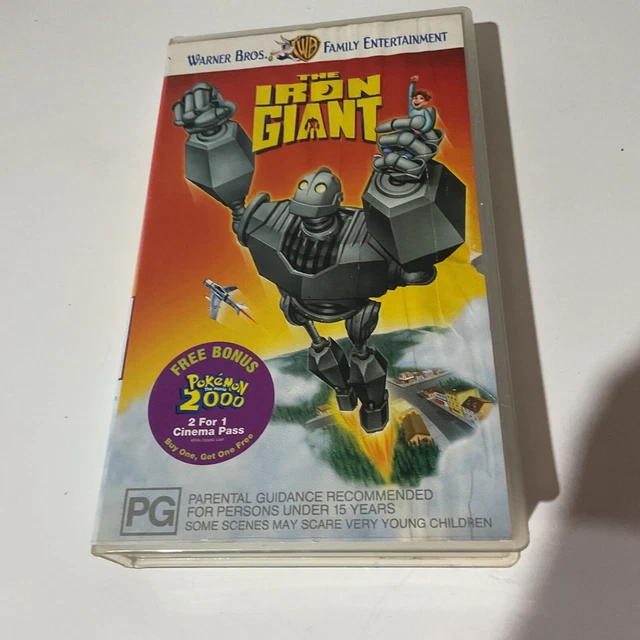 THE IRON GIANT VHS Video Tape/retro/collectable/classic/kids Movie/cult ...