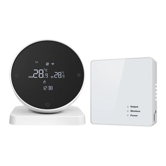 THERMOSTAT WIFI CONTR?LEUR de temp rature RF commande vocale pour chauffage EUR 79,24 - PicClick FR