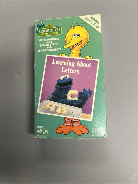 SESAME STREET LEARNING About Letters VHS £31.56 - PicClick UK