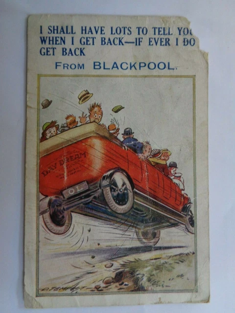 VINTAGE 'BAMFORTH' POSTCARD 'Seaside Comic' Series No.1496 £1.99 ...