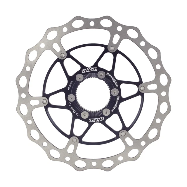 A2Z TEPPAN YAKI SP5 Centre Lock Disc Rotor (180mm, Black) EUR 43,85 ...