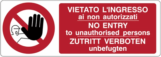 STICKER NO ENTRY to unauthorized $2.49 - PicClick