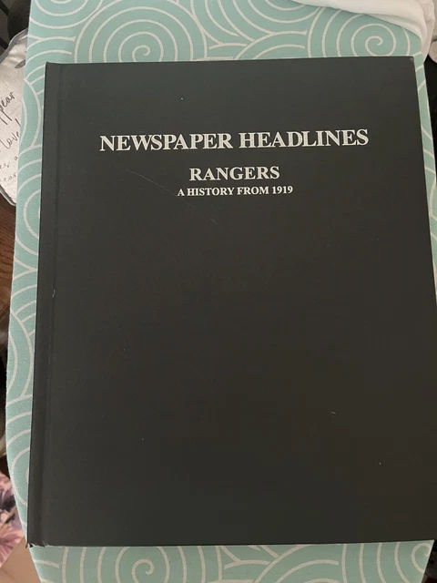 GLASGOW RANGERS FOOTBALL History Told Through Newspaper Headlines From ...