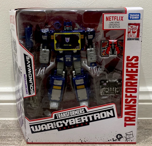 TRANSFORMERS WAR FOR Cybertron Trilogy Decepticon Soundwave MIB NETFLIX ...