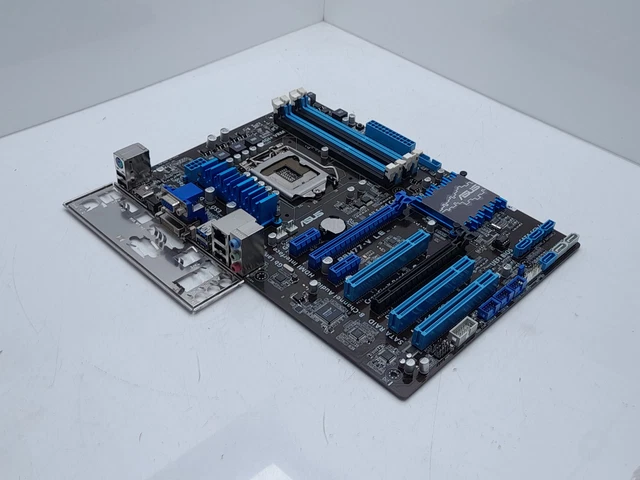 ASUS P8H77-V LE Socket LGA1155 DDR3 ATX Motherboard With I/O Shield £84.99 - PicClick UK