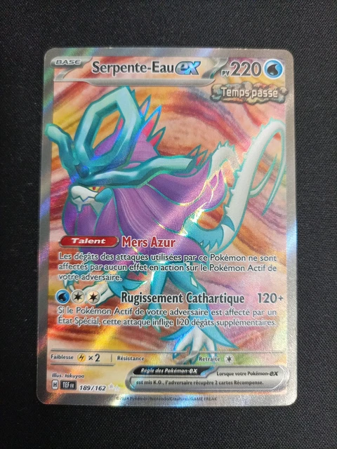 CARTE POKÉMON SERPENT-EAU Ex 189/162 Forces Temporelles EUR 12,00 - PicClick FR