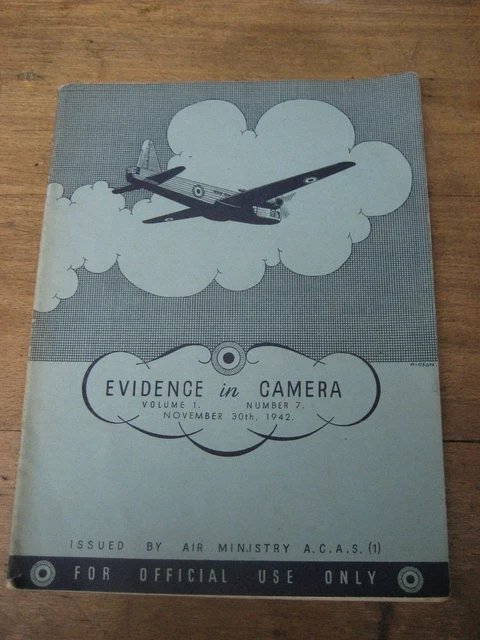WW2 EVIDENCE IN Camera, intelligence, Aircraft recognition. Air ...