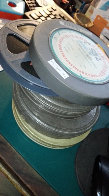 &FÜNF FILME&16MM/COLOR+SW/STUMM+TON CA.50M-150M/18CM Spulen Und Dosen 1935-55 EUR 22,99 ...
