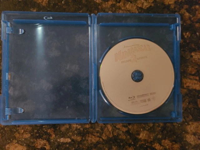 MADAGASCAR: ESCAPE 2 Africa (Blu-ray Disc, 2009, Bilingual) Disc only ...