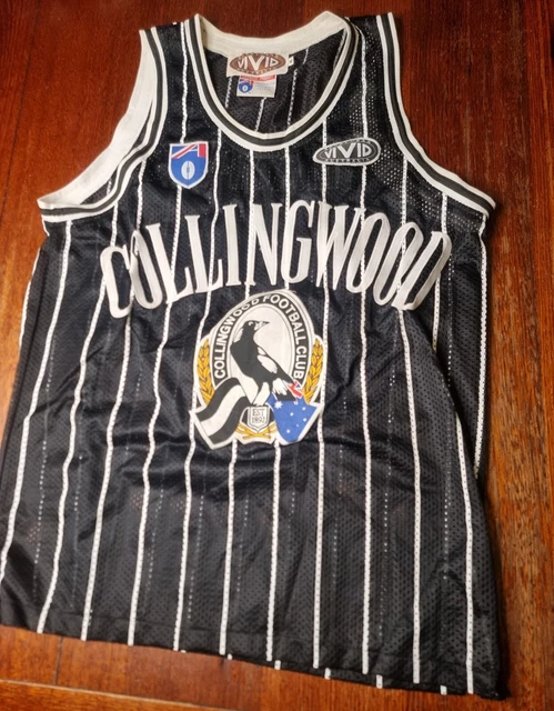 VINTAGE AFL COLLINGWOOD Singlet Jersey Size XL $77.98 - PicClick AU